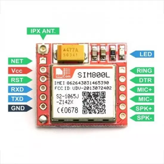 MODULE GPRS/GSM SIM800L - Power Lab